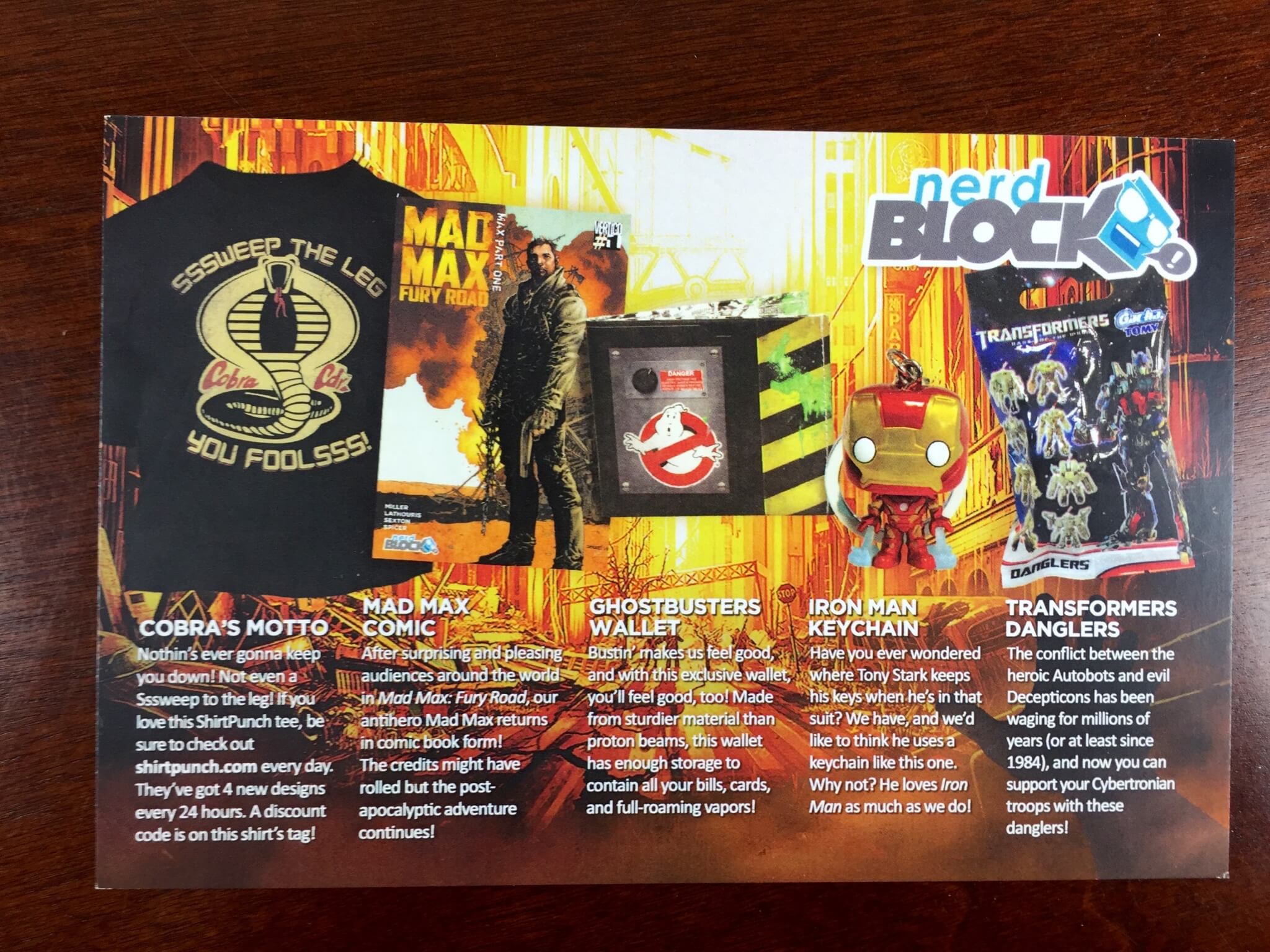 Nerd Block July 2015 Review + Coupon Code - Hello Subscription