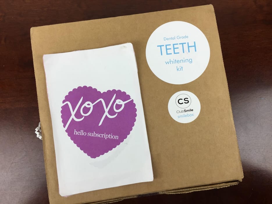 Club Smile Teeth Whitening Subscription Box Review - Hello Subscription