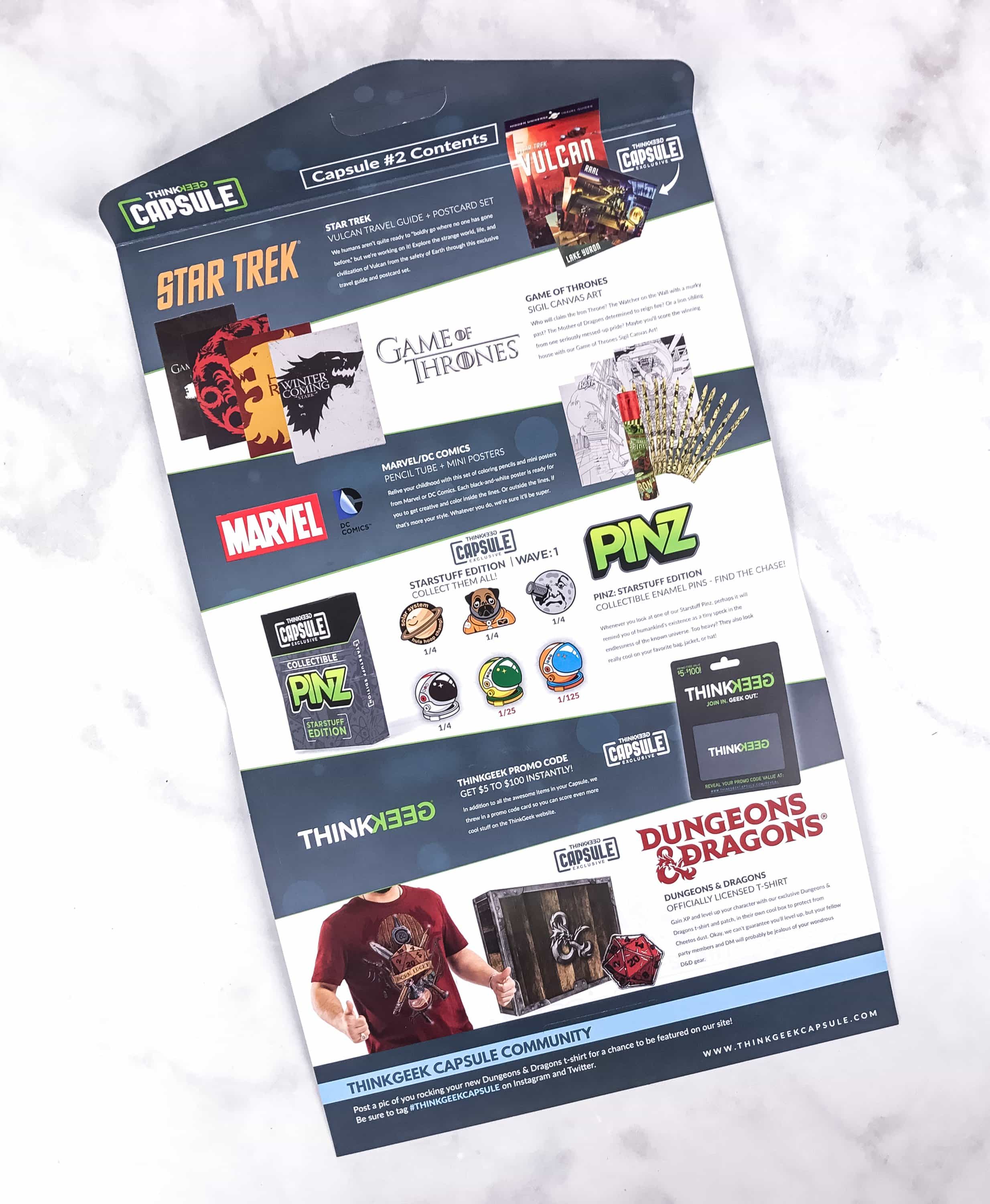 ThinkGeek Capsule July 2017 Subscription Box Review - Hello Subscription