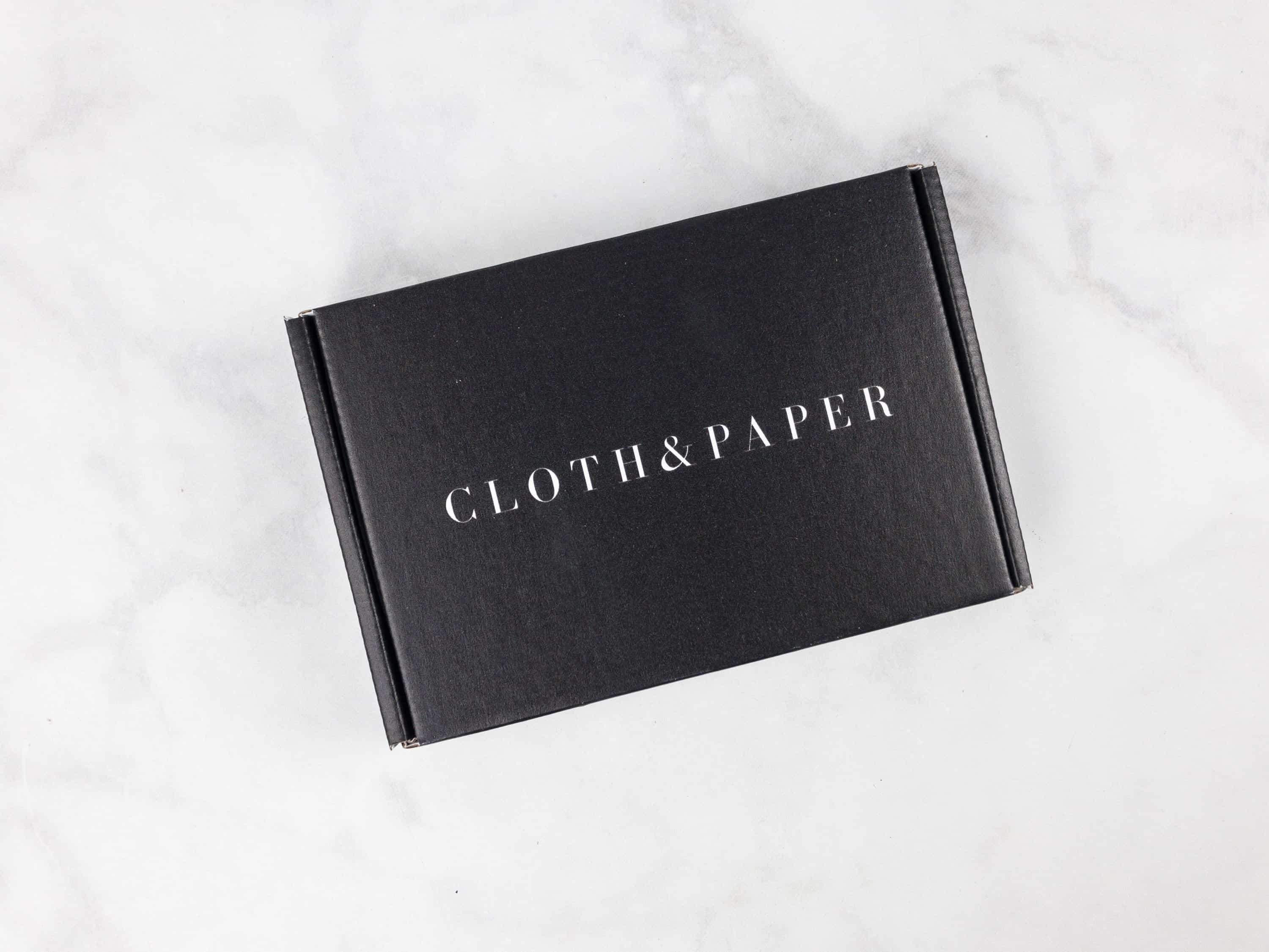 CLOTH & PAPER September 2017 Penspiration Subscription Box Review ...
