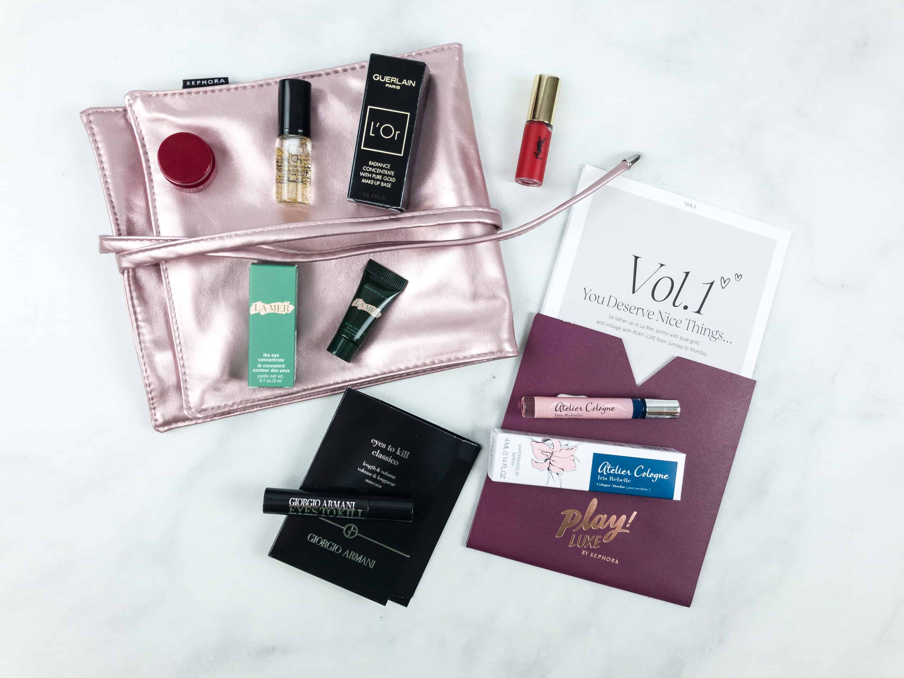 Sephora PLAY! Luxe ’18 Volume 1 Limited Edition Box Review - Hello ...