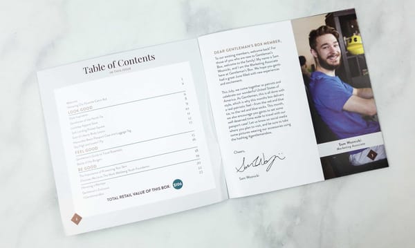 The Gentleman’s Box July 2018 Review & Coupon - Hello Subscription