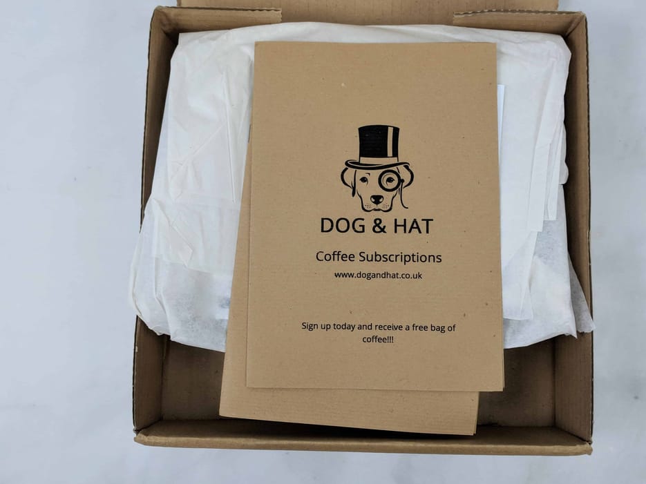 Dog & Hat Coffee Subscription Box Review - October 2018 - Hello ...
