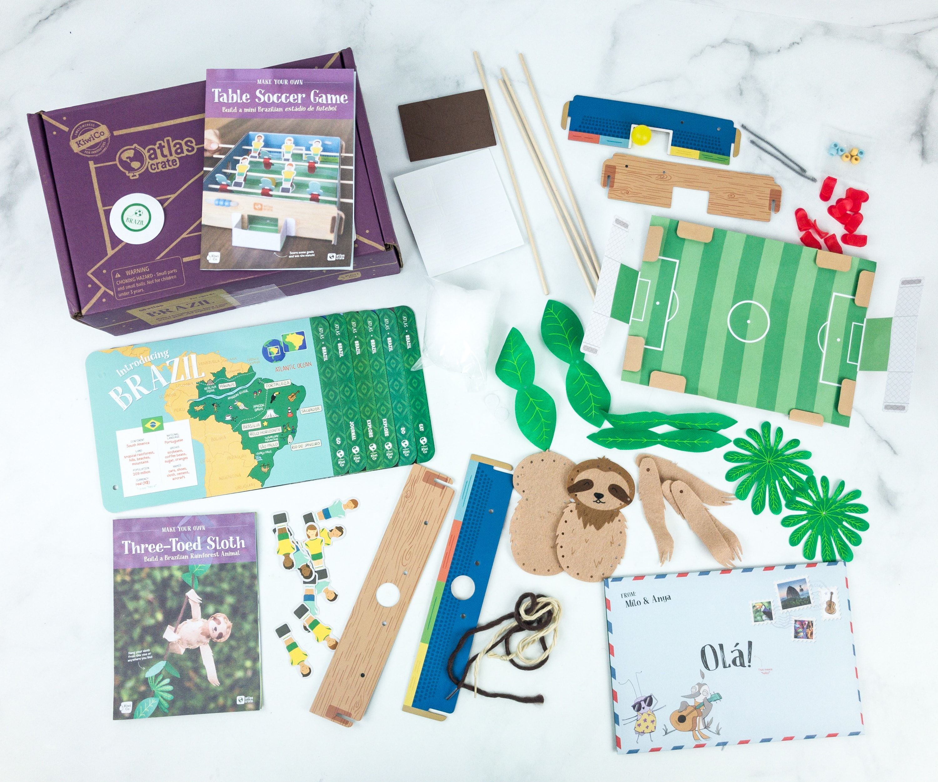 KiwiCo Atlas Crate Review & Coupon - BRAZIL - Hello Subscription
