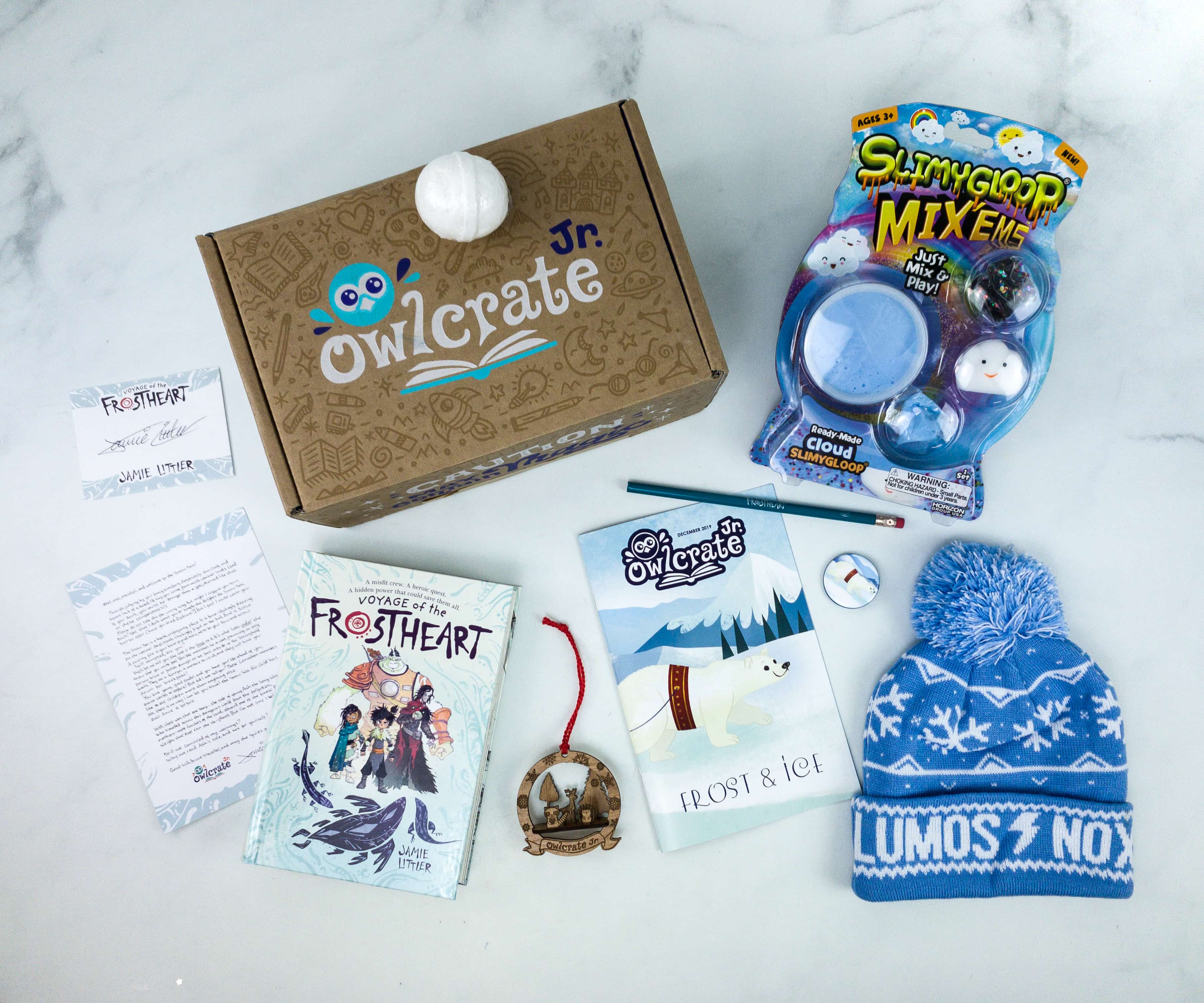 OwlCrate Jr. December 2019 Box Review & Coupon - Hello Subscription