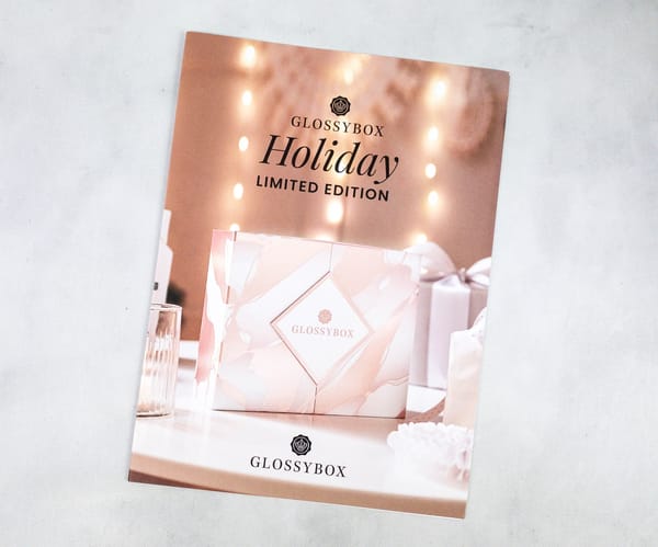 GLOSSYBOX 2020 Limited Edition Holiday Box Review - Hello Subscription