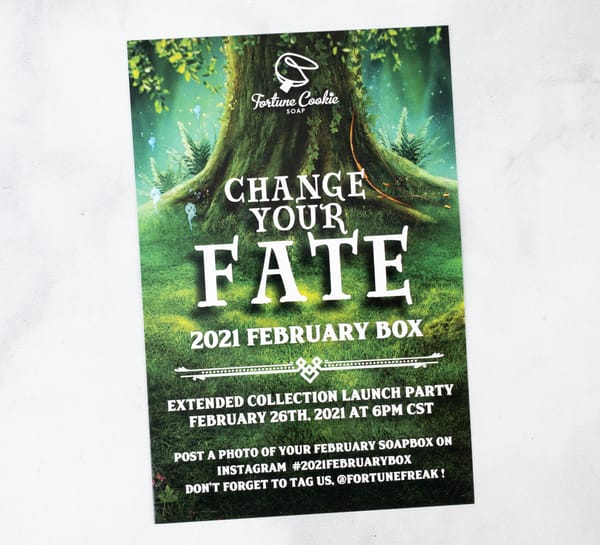 Fortune Cookie Soap FCS of the Month February 2021 Box Review - Hello ...