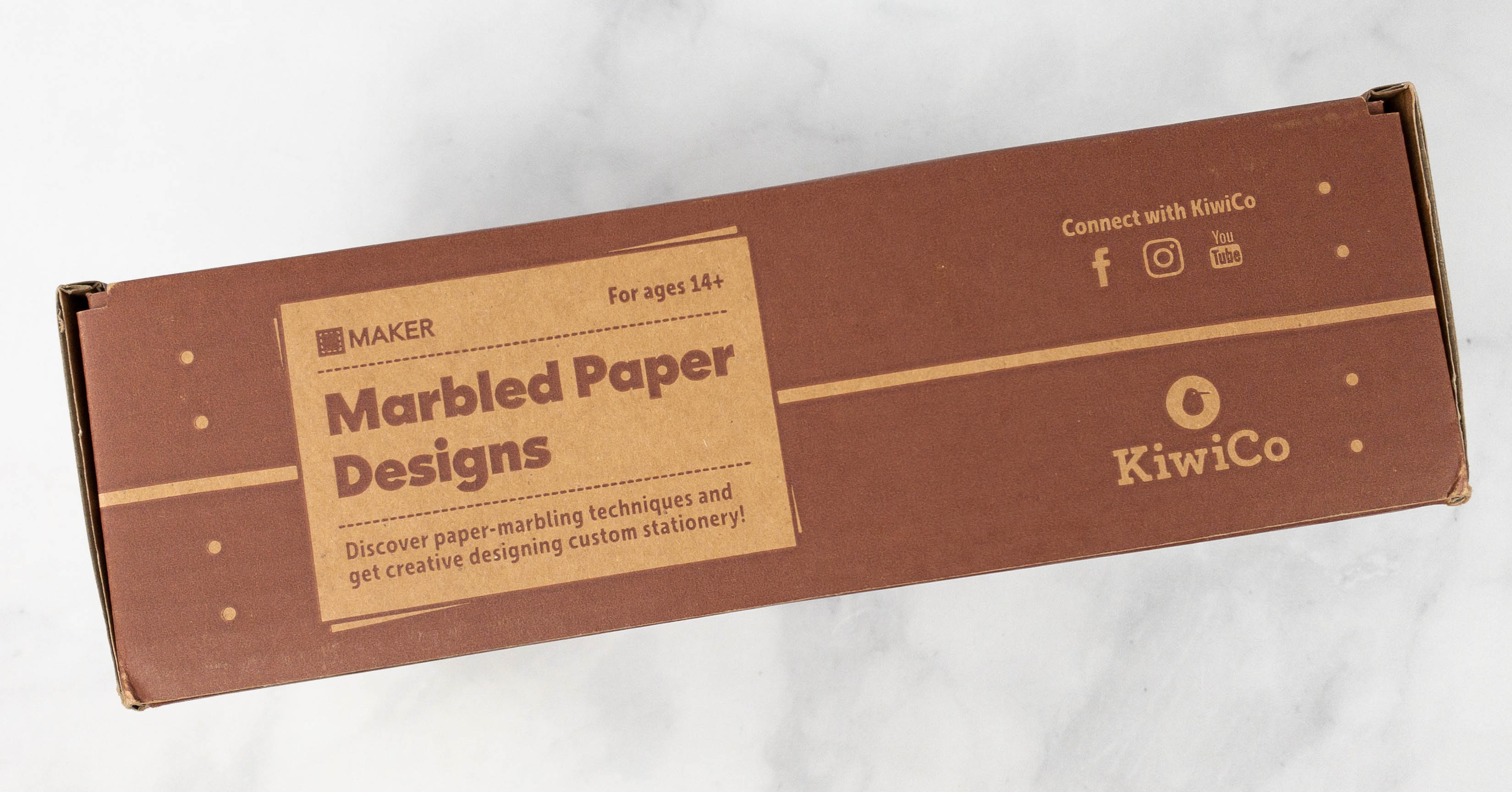 Maker Crate Review + Coupon - MARBLED PAPER DESIGN - Hello Subscription