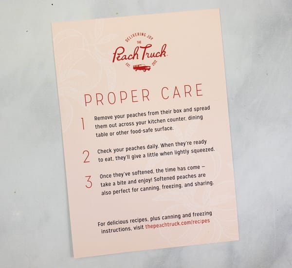 The Peach Truck Review: Fresh Peaches All Summer - Hello Subscription