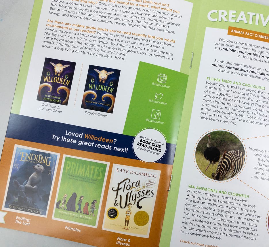 OwlCrate Jr. September 2021 Box Review & Coupon - CREATURE COMMUNITIES ...