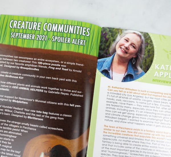 OwlCrate Jr. September 2021 Box Review & Coupon - CREATURE COMMUNITIES ...