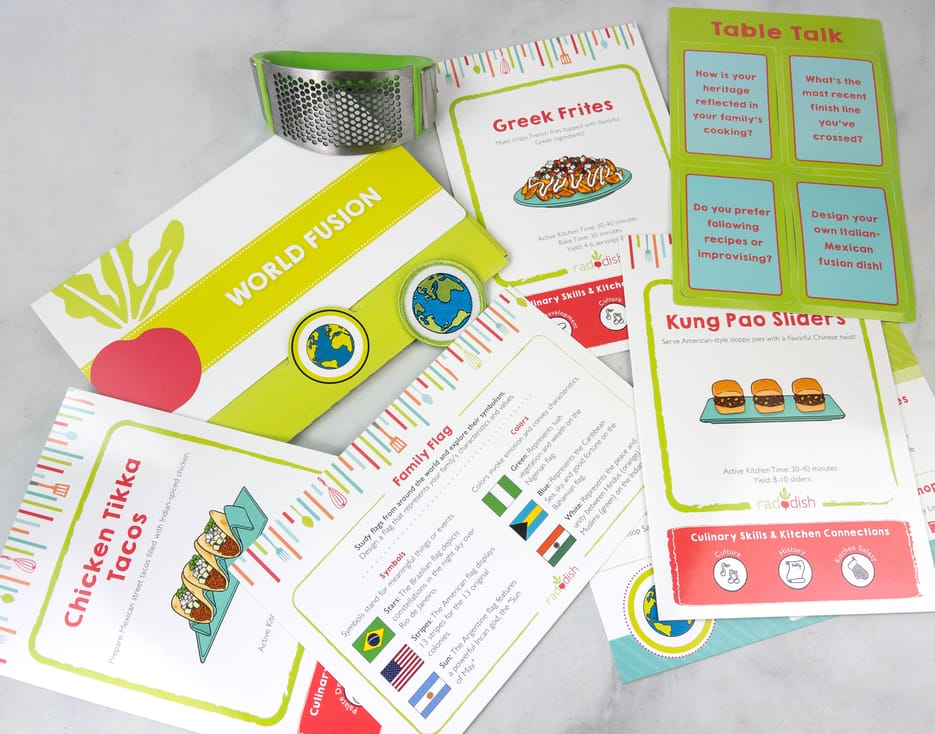 Raddish Kids World Fusion Box Review: Making Globally Inspired Food ...