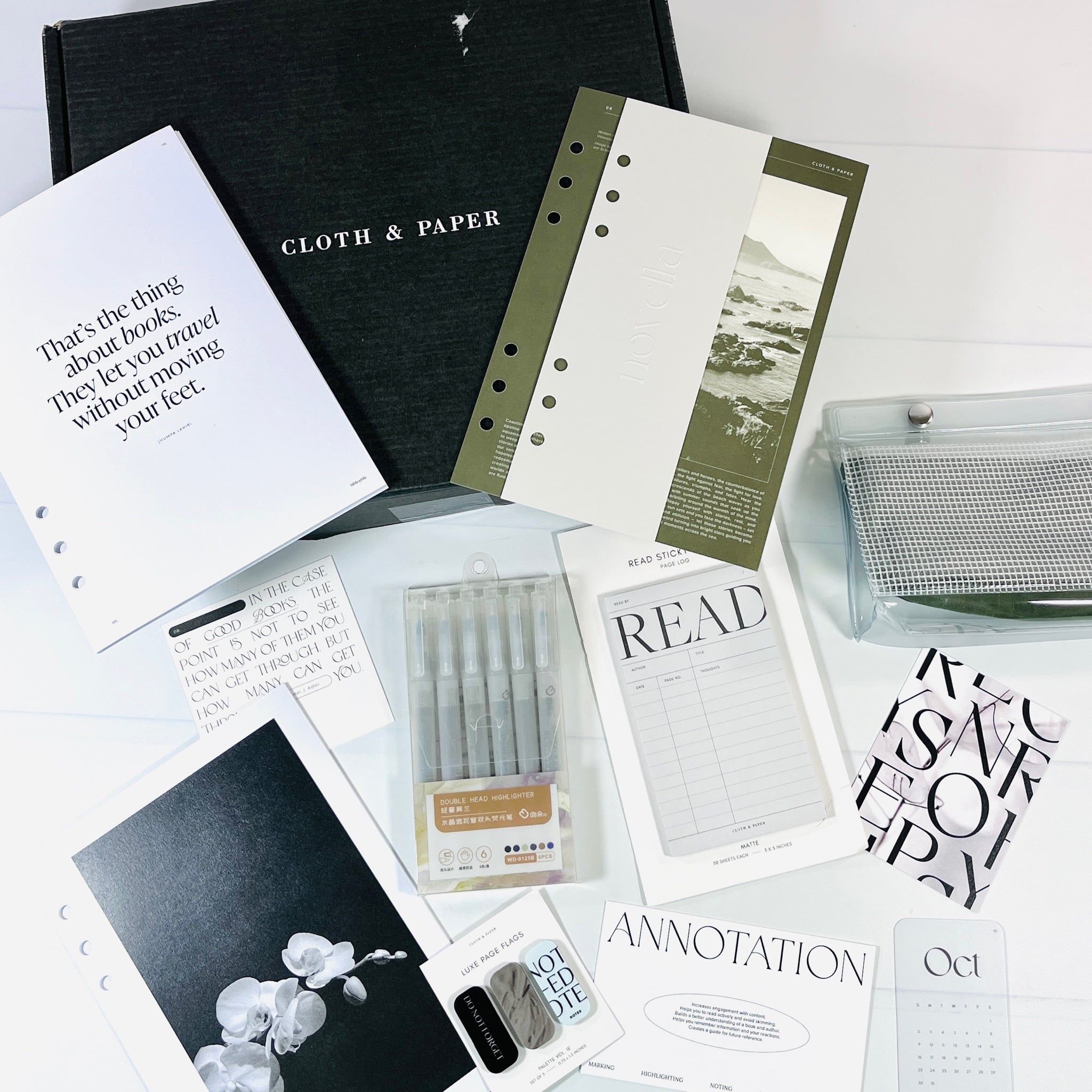 CLOTH & PAPER August 2022 Review: For The Book Lovers! - Hello Subscription