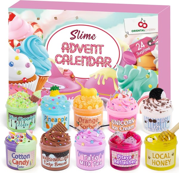 Oriental Cherry Slime Advent Calendar: 24 Days Of Slime Fun! - Hello ...
