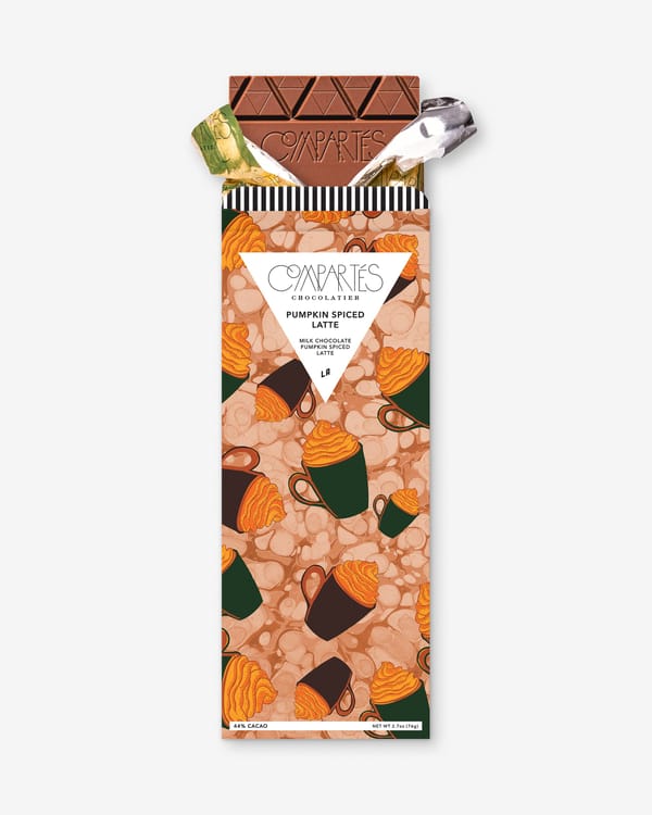 Say Hello to Compartés Pumpkin Spiced Latte Chocolate Bar: A Fall ...