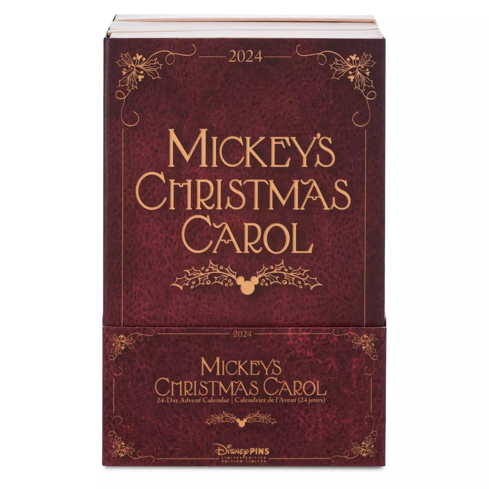 2024 Disney Pin Advent Calendar: Mickey's Christmas Carol Disney Store ...