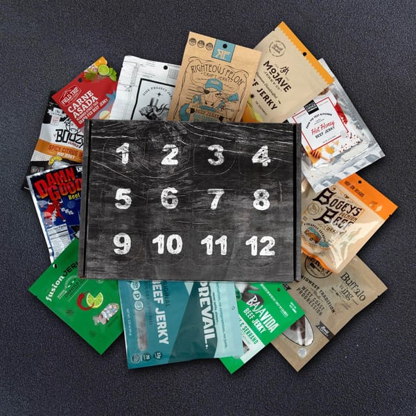 Give Them Beer Jerky Advent Calendar: 12 Flavorful Jerky Treats ...