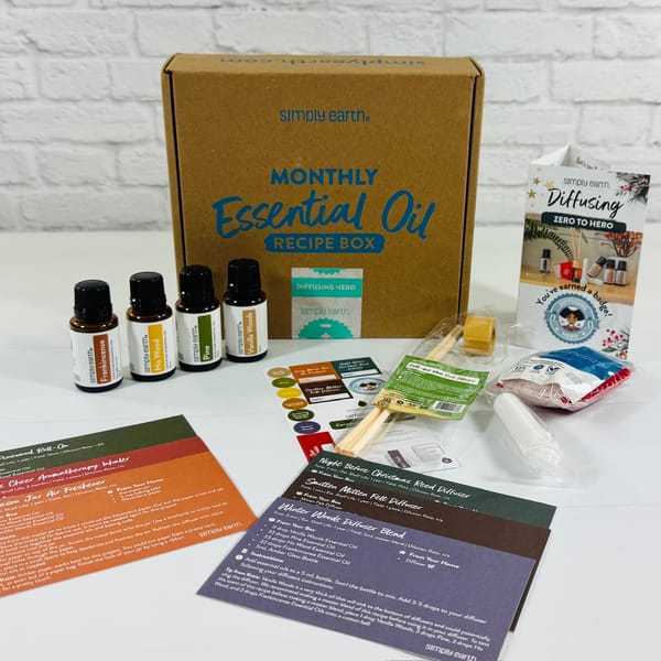 Simply Earth Essential Oil December 2024 Review: Diffuser - Hello ...