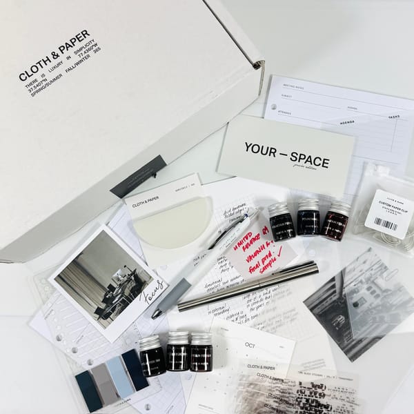 CLOTH & PAPER August 2025 Review: Work Routine - Hello Subscription